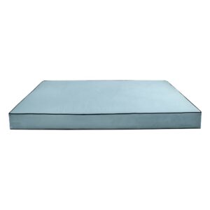 prolinemax contrast pipe 8" twin-xl size 80x39x8 velvet indoor daybed mattress fitted sheet |cover only|-ad355