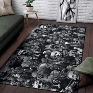 ohome design famous horror halloween area rug (x-large)