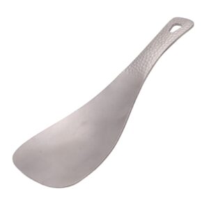 rice paddle, titanium rice scooper spoon rice spoon rice paddle rice cooker spatula serving spatula ladle cooking utensil for restaurant and home