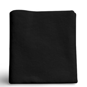 black felt fabric | 6 ft x 72" wide | 1.6mm thick | no-stiff felt by the yard | felt for craft material | felt fabric by the yard for sewing craftwork & diy | non-woven craft felt black fabric