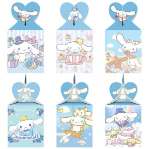 arhavi 12pcs cinnamoroll party favor gift boxes, cinnamoroll birthday party supplies for kids party decorations