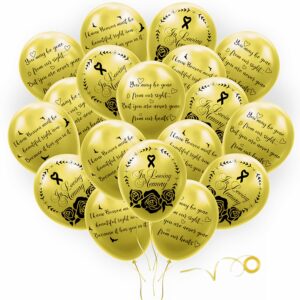 18pcs bereavement memorial latex balloons funeral remembrance balloons for loss of father mother loved one husband son condolences in loving memory miss you forever memorial decorations