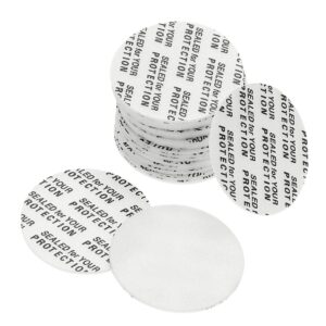 patikil 28mm/1.1" foam lid liner, 100 pack ps foam resistant tamper pressure sensitive seal for bottle cap liners seals