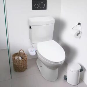 Toilet Seat Bidet Attachment Fresh Water Spray Non-Electric Bidet Toilet Attachment in White with Self Cleaning Nozzle