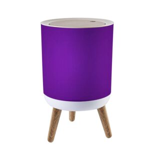 lgcznwdfhtz small trash can with lid for bathroom kitchen office diaper smooth elegant gradient purple well using as design bedroom garbage trash bin dog proof waste basket cute decorative