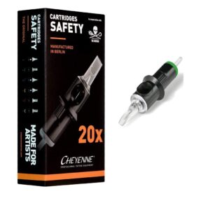 cheyenne hawk safety needle cartridges (box of 20 pc) (11 megnum se)