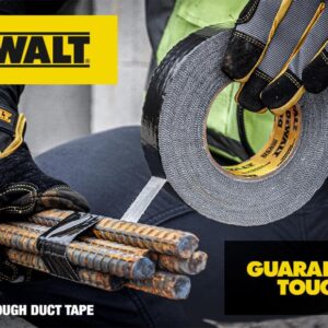 DEWALT Ultra-Tough Black Duct Tape, Single Roll, 1.88 in x 30 yd