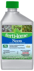 fertilome (16092) neem oil concentrate insecticide, controls aphids, spider mites, scale and beetles, omri listed (16 oz)