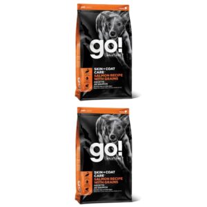 bundle of go! solutions skin + coat care salmon - dry dog food 12lb + go! solutions skin + coat care salmon - dry dog food 3.5lb