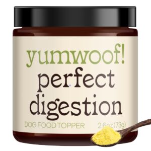 perfect digestion by yumwoof - non-gmo, human-grade dog food topper