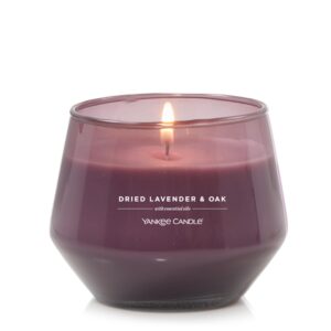 yankee candle dried lavender & oak studio collection jar candle