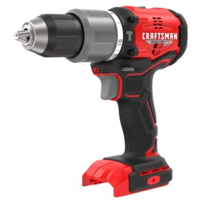 craftsman v20 cordless hammer drill, 1/2 inch, bare tool only (cmcd732b)