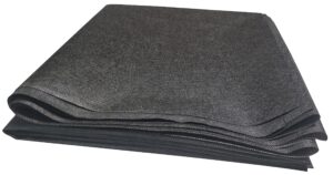 3 yds. x 63 ins. upholstery dust cover fabric replacement, non-woven black cambric fabric for under cloth of couches, recliners, loveseats, chairs, sofas or mattresses bottom cover