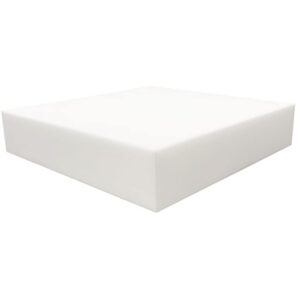 foamy foam high density 6 inch thick, 24 inch wide, 24 inch long upholstery foam, cushion replacement