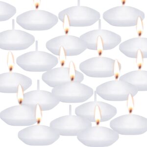 20 pcs floating candles centerpieces, 1.5 inch unscented floating candles small decoration, floating candles vases for valentine's day, thanksgiving, wedding, holiday, parties and home decor