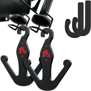 shoes hangers compatible with peloton original bike & bike+, matte accessories