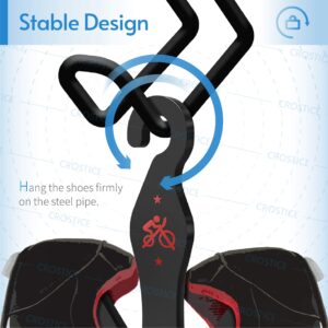 Shoes Hangers Compatible with Peloton Original Bike & Bike+, Matte Accessories