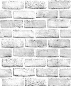 comshion white brick peel and stick wallpaper waterproof self-adhesive faux white brick contact paper for fireplace accent walls wallpaper backsplash school 17.7”x118”