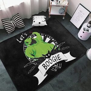 orpjxio area rugs oogie anime boogie fluffy carpet for bedroom living room dorm home decor anti-slip floor rug 60 x 39 inch