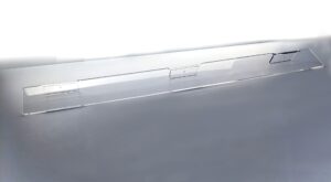 30" long clear floating shelf (6" deep)