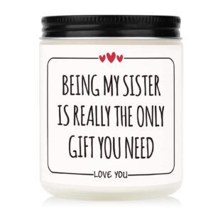 afterprints sister gifts, funny sister candle, birthday gifts for sister, christmas sisters gifts from sister brother, valentines day, mothers day present, soy wax scented candles