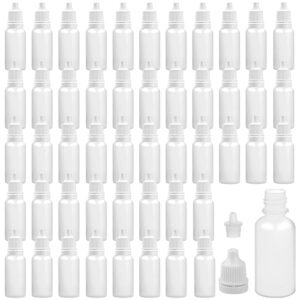 50 pack 15ml plastic dropper bottle empty eye dropper bottles squeezable liquid dropper container with screw cap for eye drops ear drops oils saline