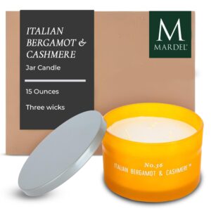 no. 36 italian bergamot & cashmere jar candle, 15 ounces