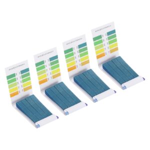 patikil ph test strips 0.5-5, 4 pack 320 indicator papers litmus tester for water food soil alkaline acid testing