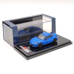 hobby japan 1/64 for toyota gr86 rz 3ba-zn8 hj641048abl diecast toys modelscar gifts blue