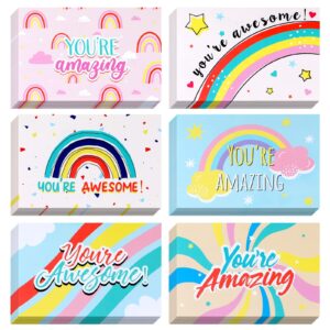 teling 60 pcs you are awesome cards postcards 4 x 6 inches you are amazing cards thanks employee appreciation postcards certificates for adults and teacher office supplies