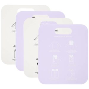 cabilock 4pcs shirt folding board creative lazy foldable plates shirts laundry organizer travel home shirt folder helper