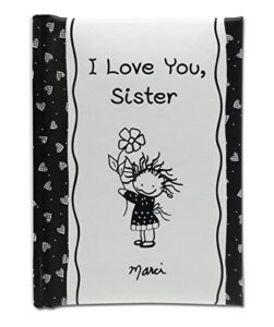 blue mountain arts mini book (i love you, sister)—keepsake gift for a holiday, birthday, or just because for an older or younger sister, by marci & the children of the inner light, 4 x 3 inches