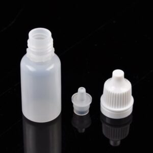 supershop 50 PCS Plastic Dropper Bottle Drop Bottles Empty Squeezable Eye Liquid Essential Oil Squeeze Bottle Small Dropper Refillable Containers with Caps 10ml