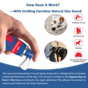 Gutes Leben Dog Instructor Spray, 70ml Spray Corrector Dog Trainer, Safe Humane & Effective Stop Barking, Jumping Up, Food Stealing, Dog Fights & Attacks, Help Stop Unnecessary Dog Behaviour (2 Pack)