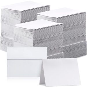 300 sets heavyweight blank white cards and a2 envelopes printable postcards folded card stock for diy greeting card wedding business invitations bridal shower birthday occasion (4.25 x 5.5 inch)