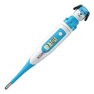 thermometer for adults children pets, oral armpit rectal, dog and cat (frog)