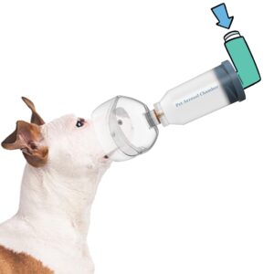 canine aerosol chamber inhaler spacer for cats, dogs, horse and other wildlife (small-cats&puppies)