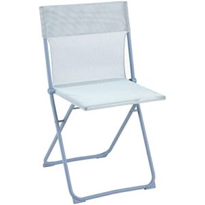 lafuma chaise balcony chair, ciel sky blue