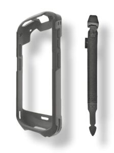 protective rugged boot/case and hand strap compatible with zebra tc51, tc52, tc56, tc57 android barcode scanners | replaces sg-tc5x-exo1-01 and sg-tc51-bhdstp1-01 (renewed)