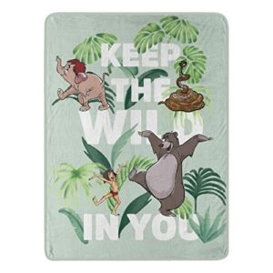 northwest jungle book micro raschel throw blanket, 46" x 60", wild in you