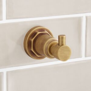 signature hardware 482737 greyfield single robe hook