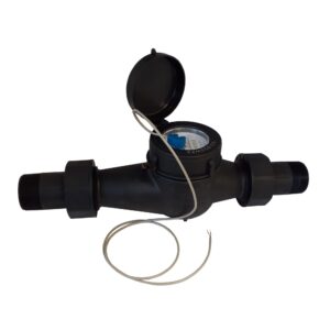 nsf 61 certified 2 inch multi-jet nylon totalizing water meter with pulse output, epdm seals