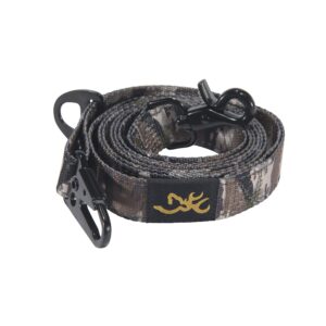 browning dog leashes, durable, classic webbing pet leash with reflective stitching, ovix camo, one size