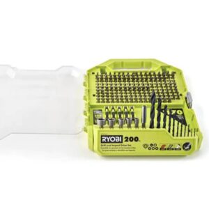 RYOBI 200 Piece Drill and Impact Drive Set