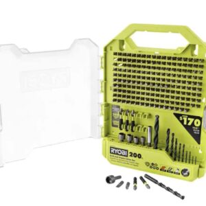 RYOBI 200 Piece Drill and Impact Drive Set