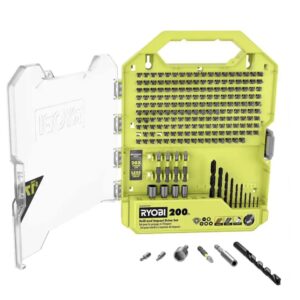 RYOBI 200 Piece Drill and Impact Drive Set