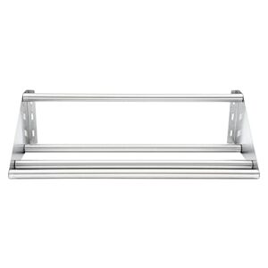 restaurantware kitchen tek 42 x 18 x 11.3 inch commercial kitchen rack 1 tubular kitchen sink wall shelf - wall mounted sturdy stainless steel commercial kitchen shelf 154-lb capacity