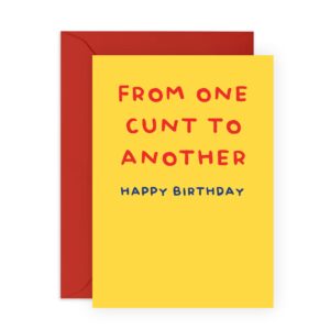 central 23 aunt birthday card for her - funny gifts for women - sister birthday card - best friend birthday card - cousin birthday card - comes with stickers