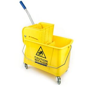 rk safety rkmb commercial mop bucket combo-24qt -yellow