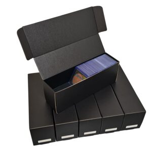 fageverld card toploader storage box fits magnetic card holders, baseball sports card storage boxes, trading card box, toploader case